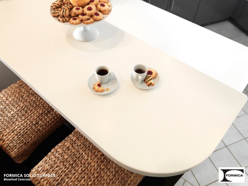 Formica Solid Surface - 601 Bleached Concrete - Solid Surface Countertops Toronto: Commercial ...